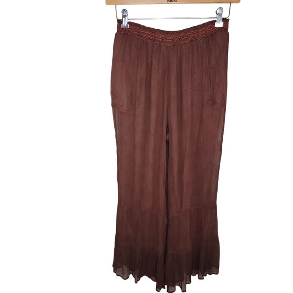 Sundance | Pants & Jumpsuits | Sundance Cupro Modal Wide Leg Pants S ...